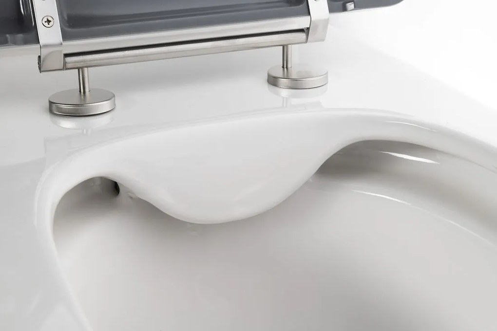 Sapho Sapho, DARIO RIMLESS WC kombi mísa s nádržkou, spodní/zadní odpad, bílá, MC102