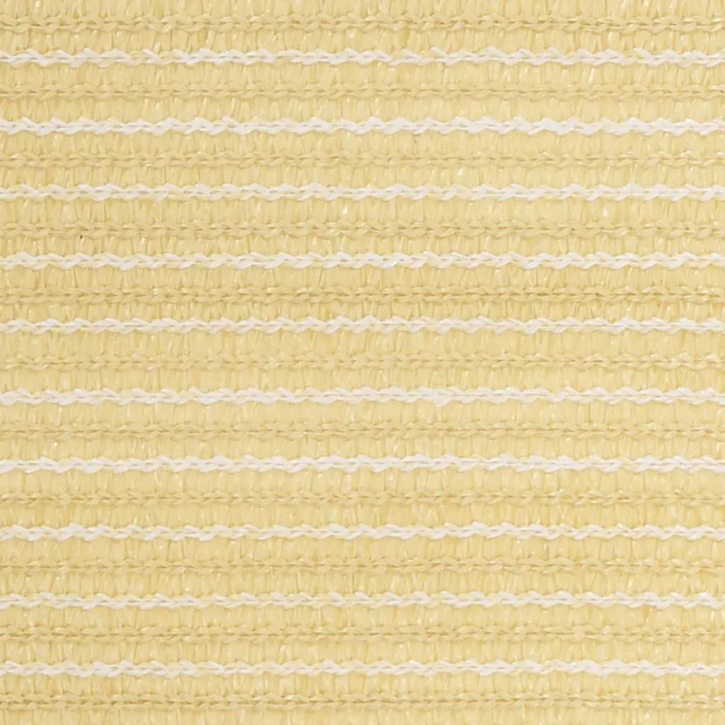 Balkonová zástěna béžová 75 x 400 cm HDPE 310909