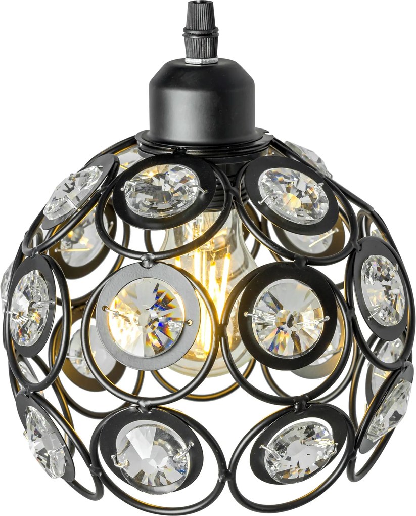 Toolight - Závěsné svítidlo Edison 3xE27 APP209-3CPR, černá, OSW-30002