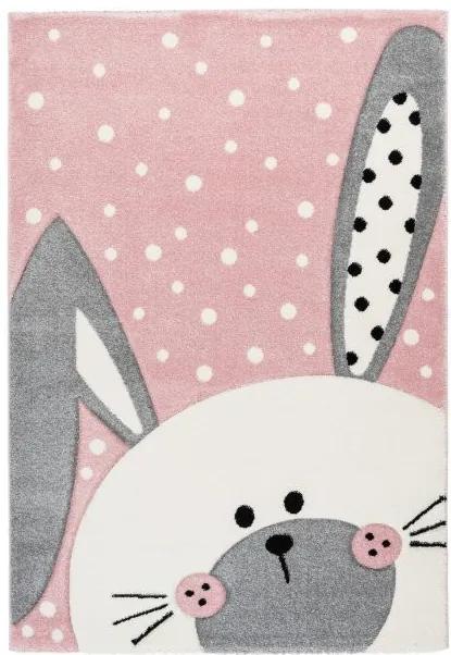 Lalee koberce Dětský kusový koberec Amigo 324 pink - 120x170 cm