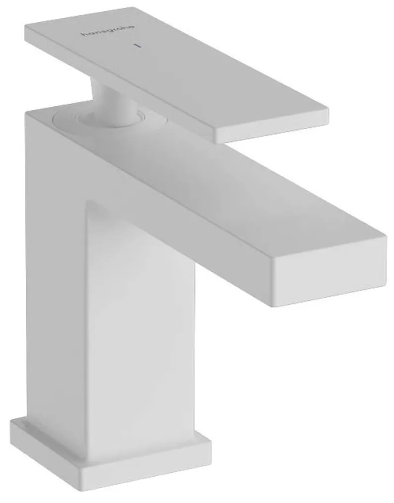 Hansgrohe Tecturis E - Umyvadlový ventil, pro studenou vodu, EcoSmart, matná bílá 73013700