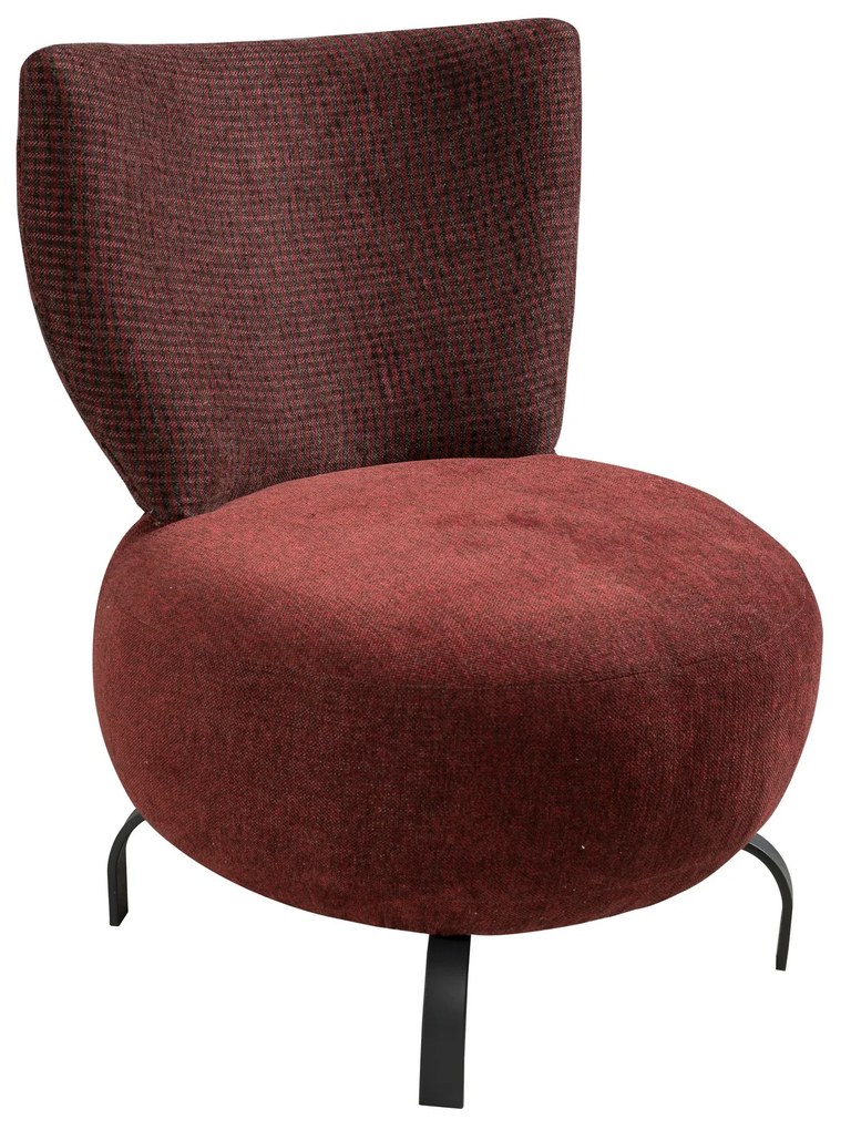 Atelier del Sofa Křeslo Set 2 ks Loly Set - Claret Red, Červená