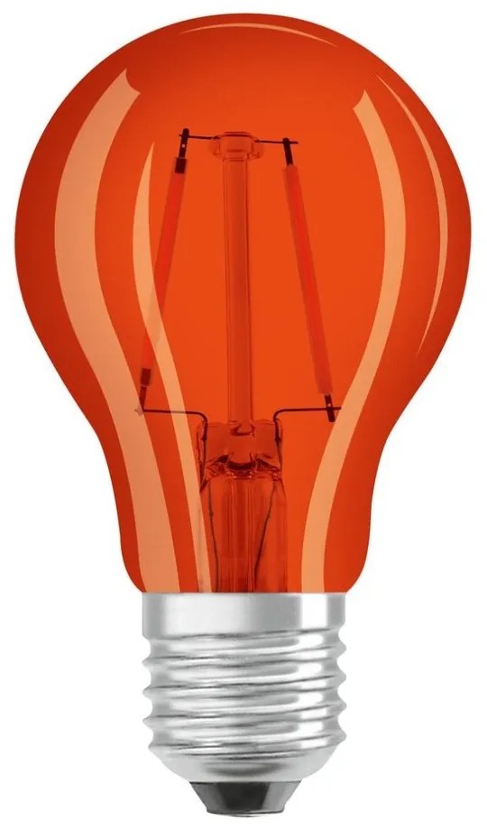 LED klasická žárovka E27 2,5 W STAR DÉCOR CLASSIC, oranžová