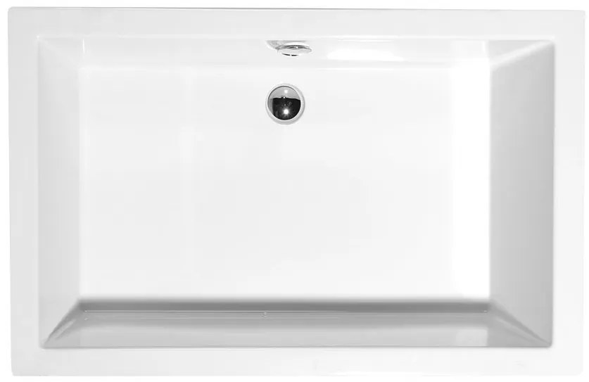 POLYSAN - DEEP hluboká sprchová vanička, obdélník 120x90x26cm, bílá 72383