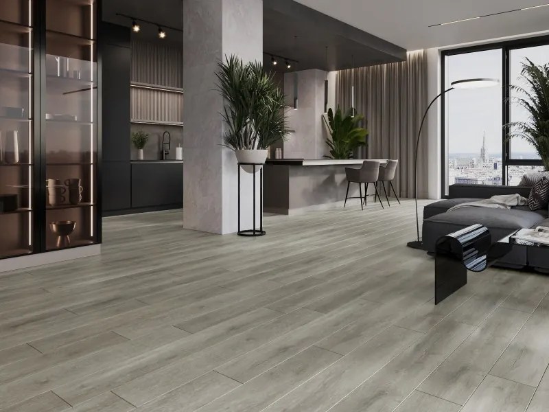 Mexen Riverdale vzorek vinylových SPC panelů 6,5 mm, podklad IXPE 1,5 mm, 4 V-drážka, Dub - F1052-S