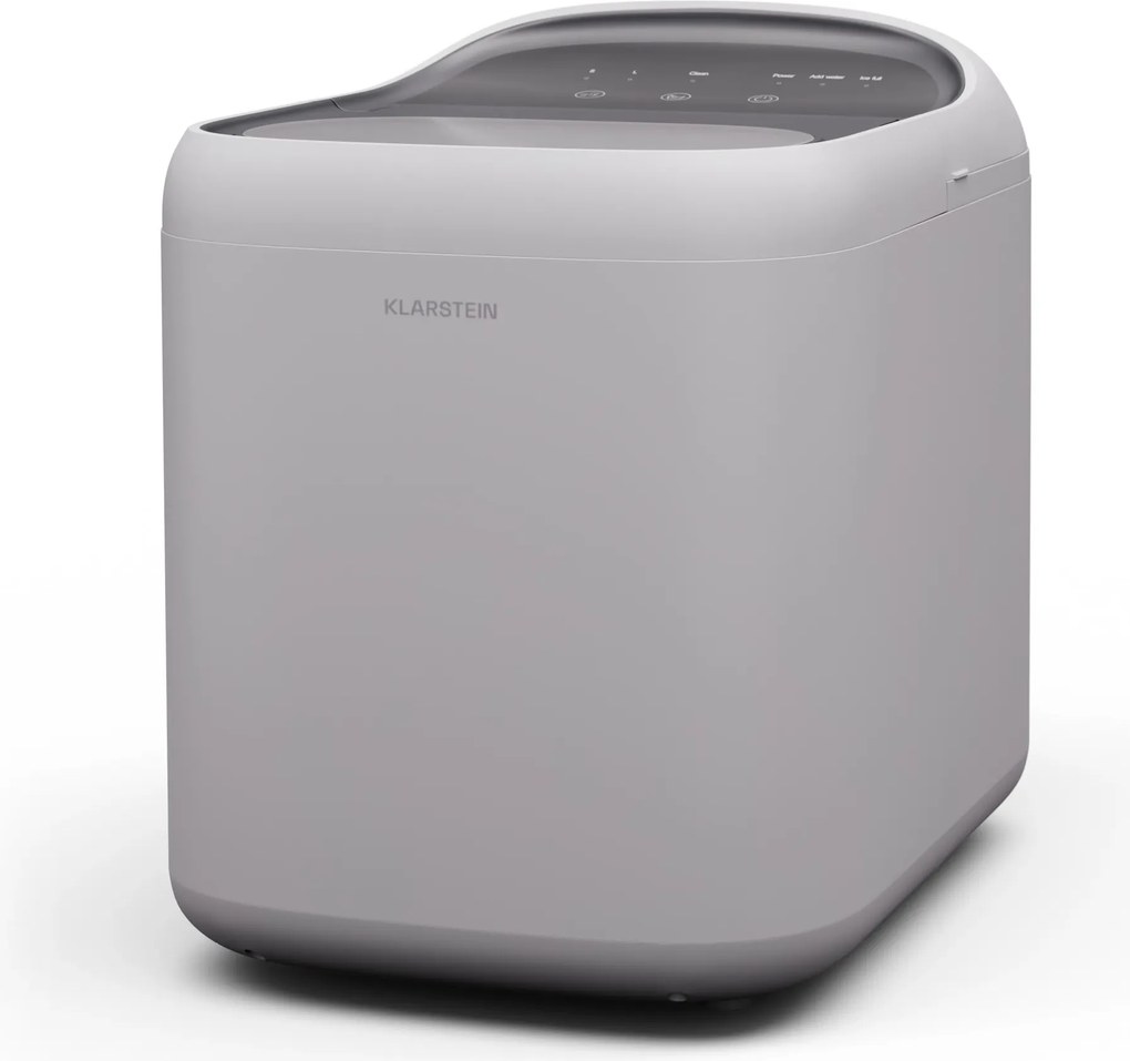 Klarstein SparkIce výrobník ledu | 2 režimy | 1,5 l studené vody | automatické čištění | 15 kg/24 h