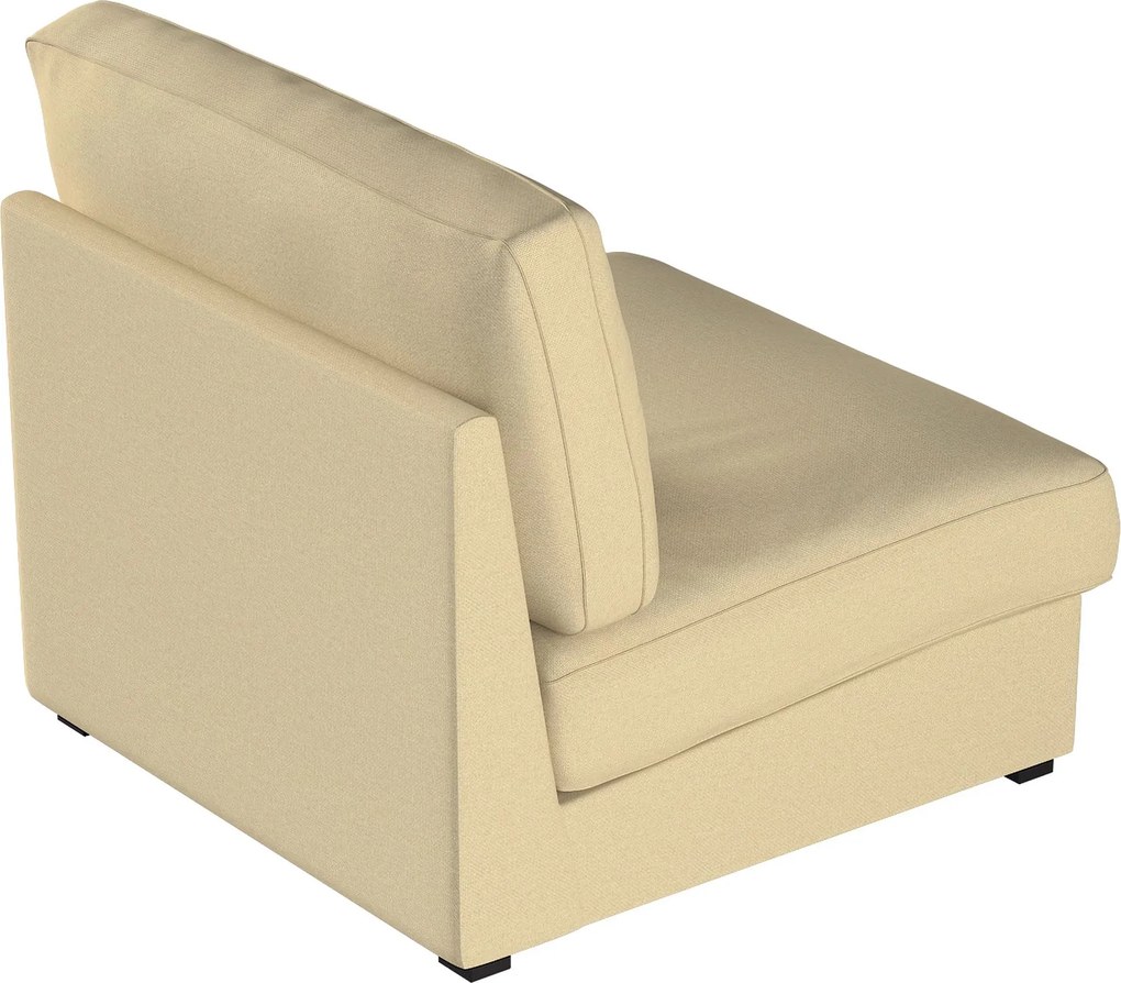 Potah na neskládací křeslo IKEA Kivik barva zelená látka pletený vzor