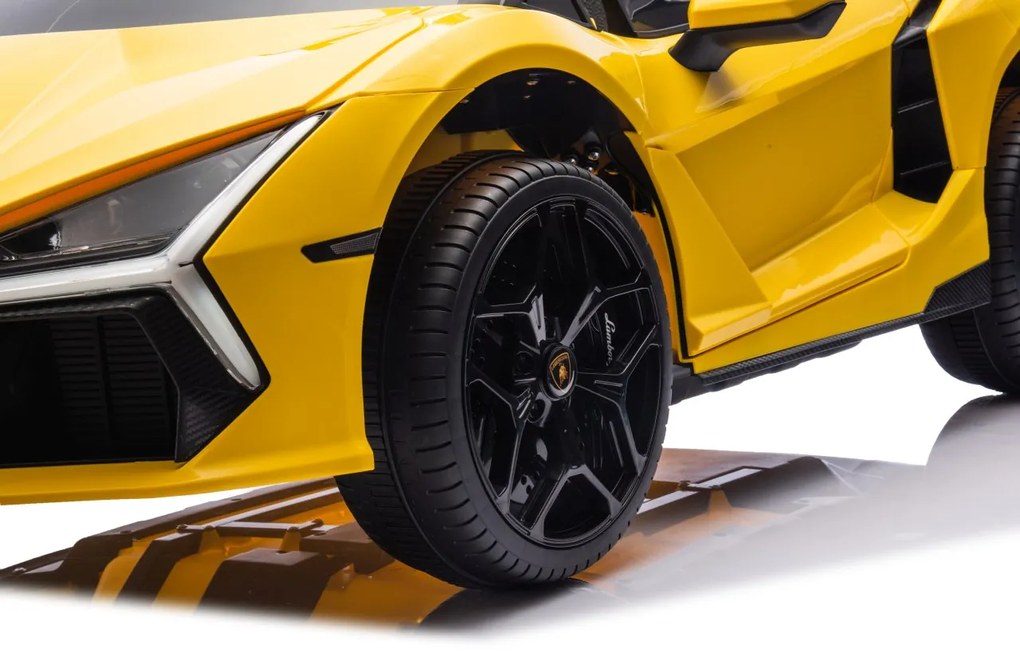 Dětské elektrické auto Lamborghini Revuelto XL STRONG žluté