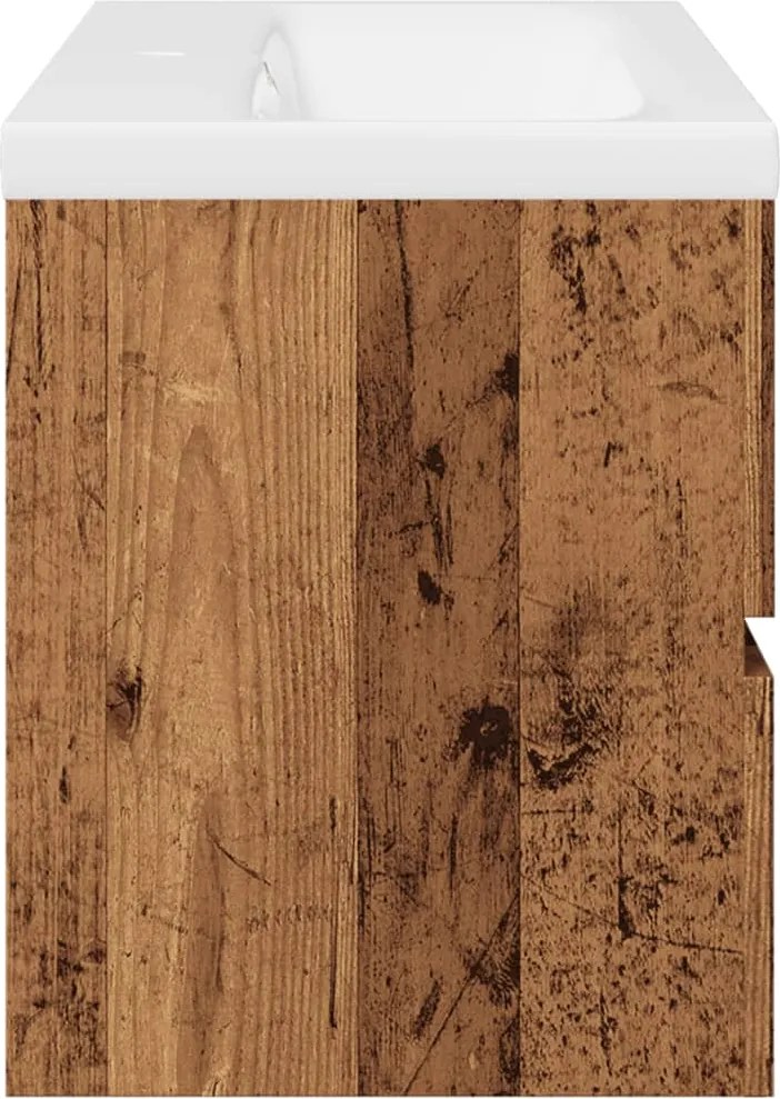 Skříňka se zápustným umyvadlem old wood 3328925