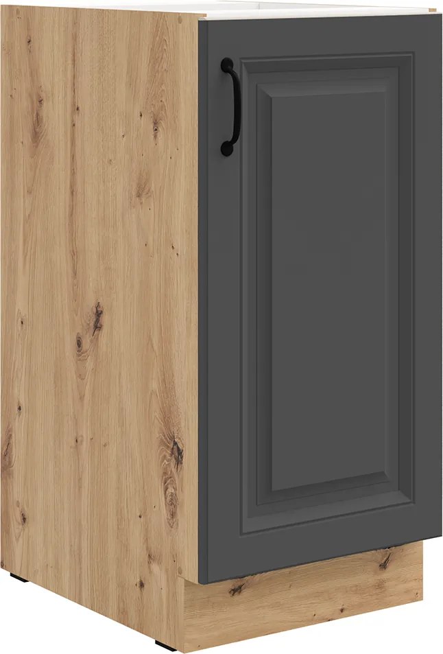 Kuchyňská linka STILO gr | 120 + 230 cm | PREMIUM BOX zásuvky | UNI dvířka | artisan/grafit