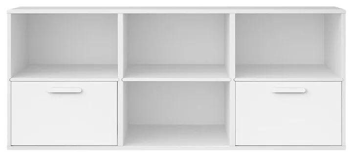 Bílá nízká komoda 134x56 cm Keep by Hammel - Hammel Furniture