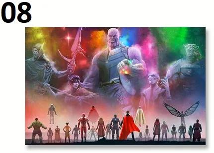 Obraz s motivem Marvel Superhrdinové, více motivů Motiv: 08, Rozměry (cm): 100x150 cm