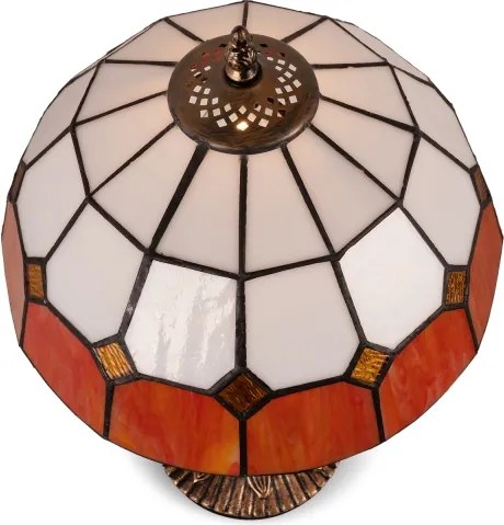 Brilagi - Tiffany vitrážová stolní lampa SIENNA 1xE27/60W/230V