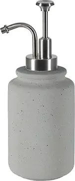 Spirella CEMENT dávkovač mýdla šedý / keramika / 450 ml