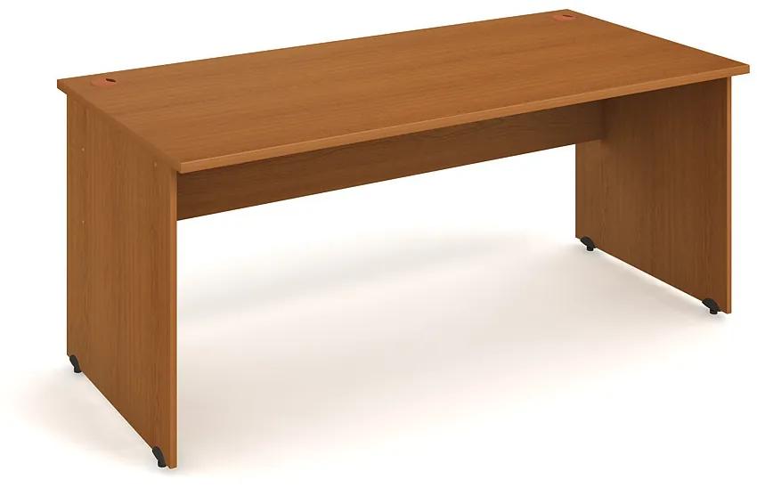 Stůl pracovní rovný 180 cm - Hobis Gate GS 1800 Dekor stolové desky: třešeň, Dekor lamino podnože: třešeň