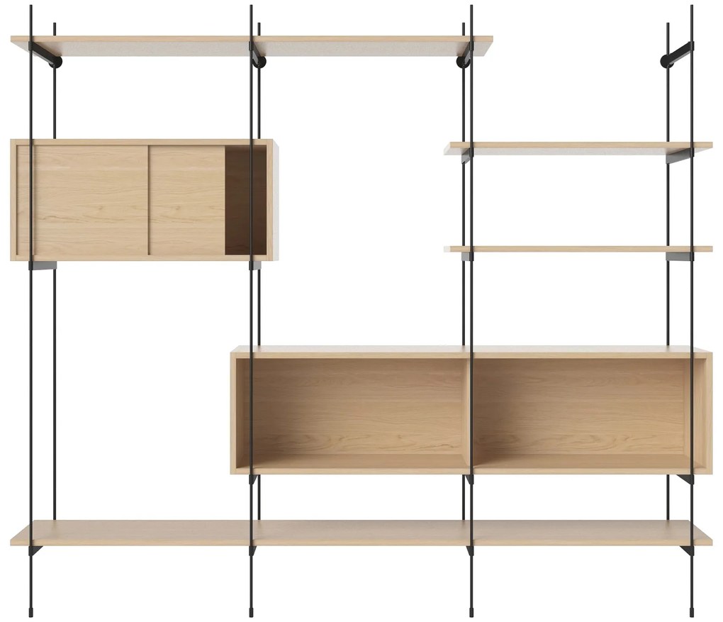 Bolia designové knihovny ROD Shelf 09