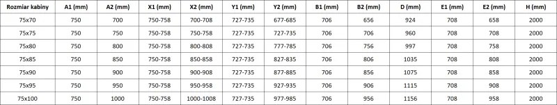 Mexen Lunar-B Duo, výklopný sprchový kout 75 x 70 cm, 8mm čiré sklo, zlatý profil, 832-075L-070P-50-00