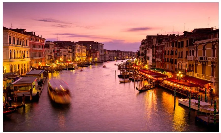 Fototapeta - Město milenců, Venice v noci