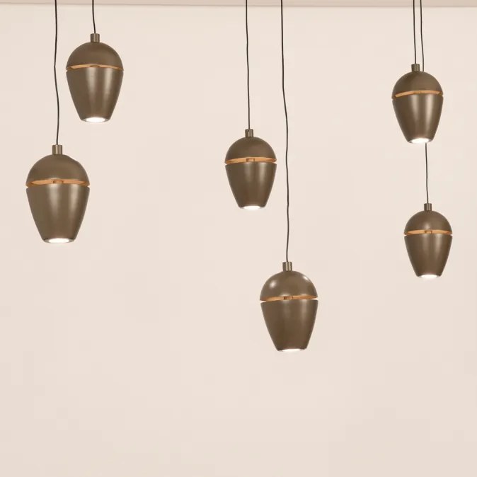 Závěsné stmívatelné LED svítidlo Cosmo Brown 6