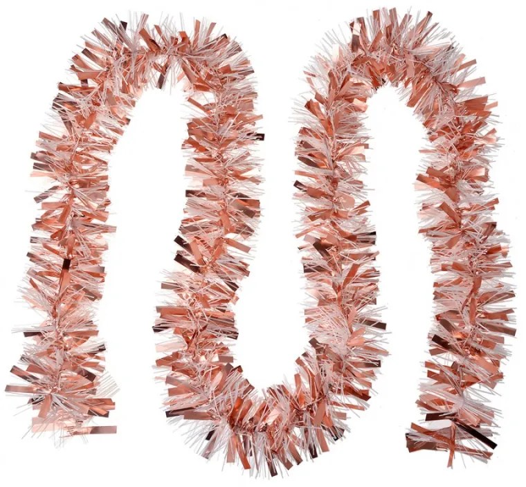 Růžový vánoční řetěz na stromeček Wonne – 200 cm