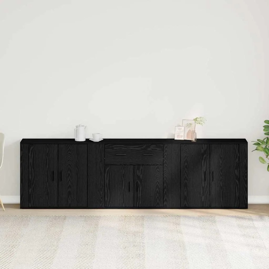 Servírovací skříň Černý dub 240 x 33 x 70 cm Kompozitní dřevo 3333084
