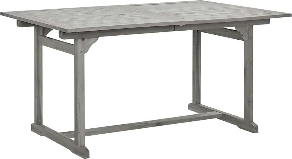 Zahradní jídelní stůl (150–200) x 100 x 75 cm masivní akácie 316571