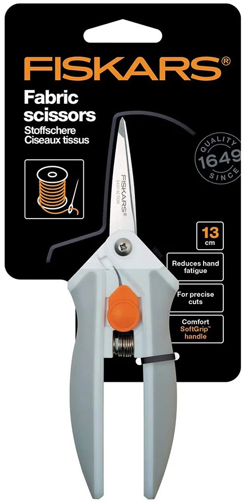 FISKARS Easy Action Micro-Tip Nůžky na látky, 16cm 1003874