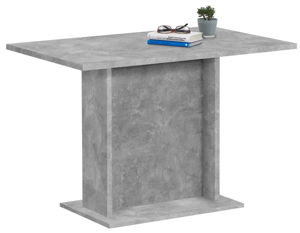 428697 FMD Jídelní stůl 110 cm betonově šedý