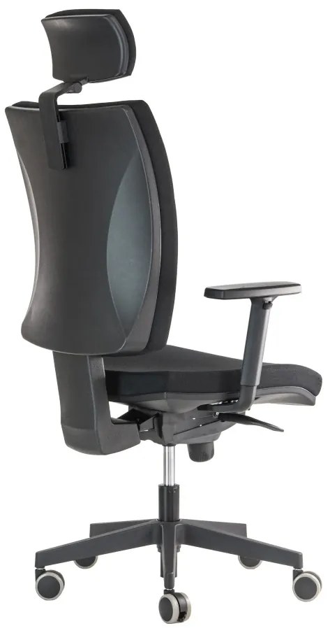 ALBA Ergonomická kancelářská židle ZERAFINE - černá látka
