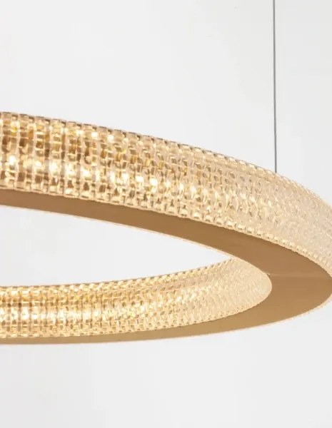 LED lustr Fiore 60 zlaté