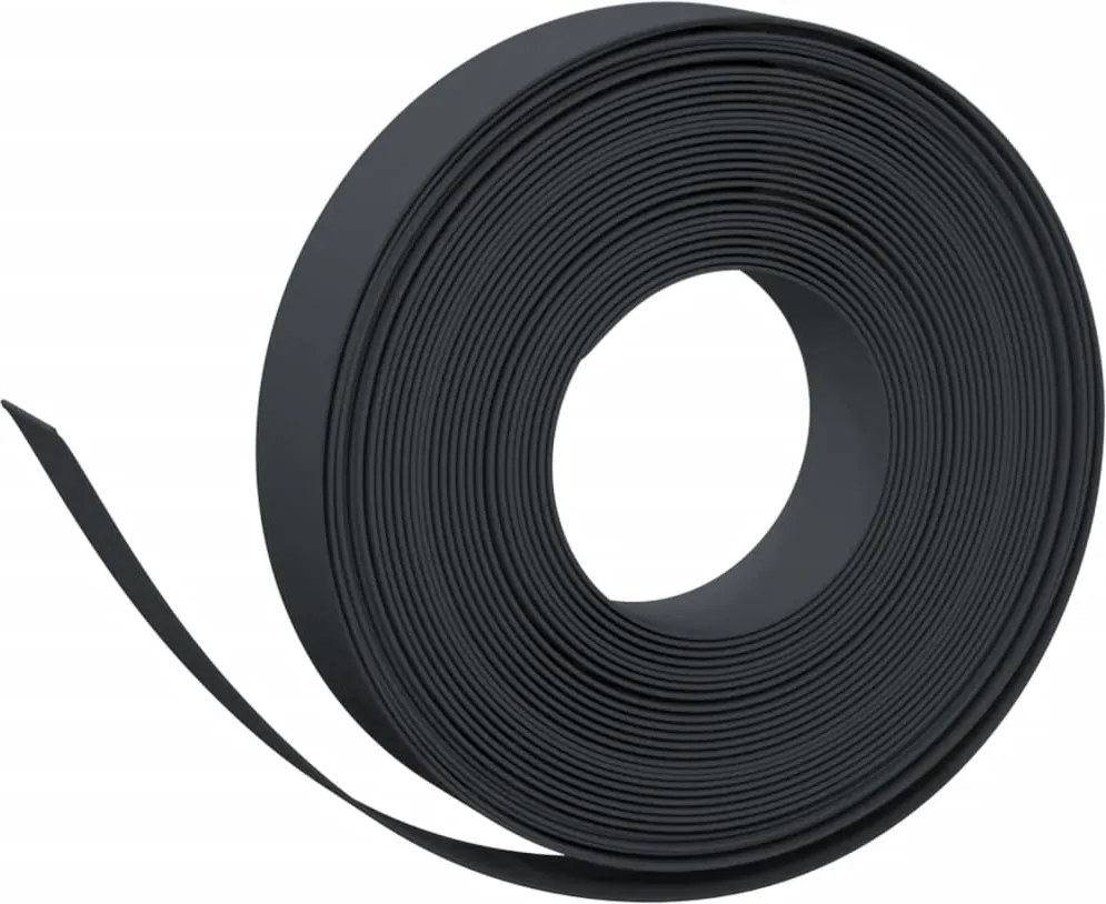 Travní lem černý 10 m 10 cm polyethylen 154394