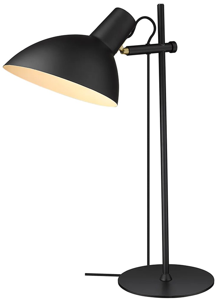 Halo Design 739165 stolní lampa Metropole, kov, černé, E27, 63cm