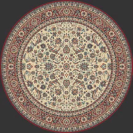 Lano luxusní orientální koberce Kusový koberec Kasbah 13720-475 kruh - 170x170 (průměr) kruh cm