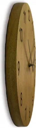Minimalistické dubové nástěnné hodiny, tichý quartzový pohon, moderní dekorace I SENTOP MAS002-akcia20