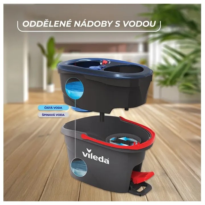 Rotační mop s kbelíkem H2PrO – Vileda