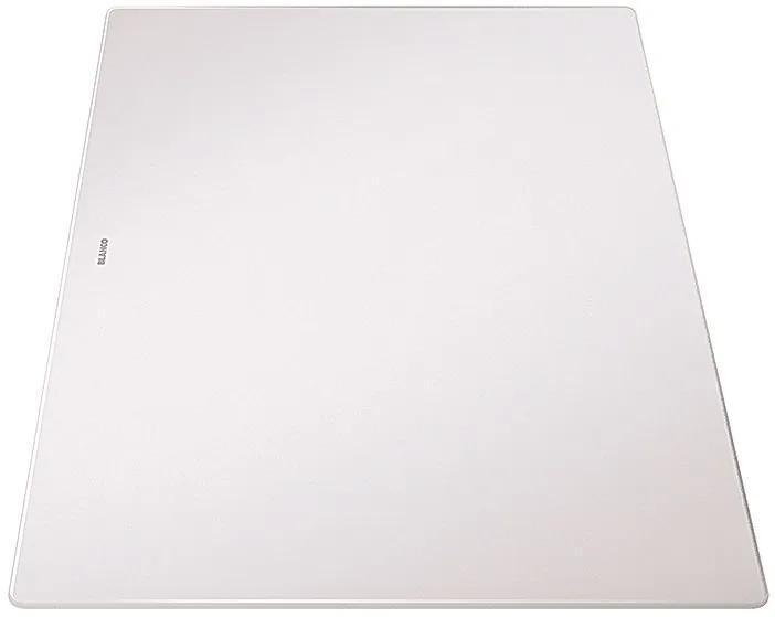 Granitový dřez Blanco AXIA III 6 S-F InFino bílá dřez vpravo + skleněná krájecí deska, odkap. nerezová miska a excentr 523492