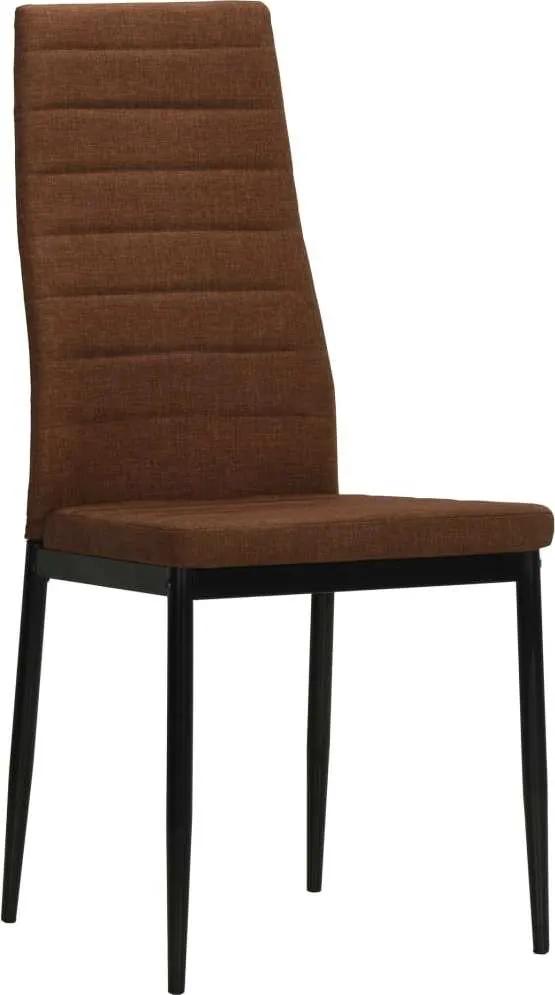 vidaXL Jídelní židle 6 ks textil [275334] Barva: Tmavě šedá