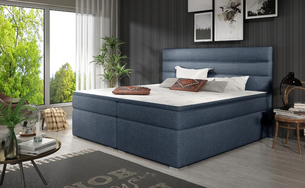 Softy boxspring postel 160X200 Materiál / Dekor: Sawana 80