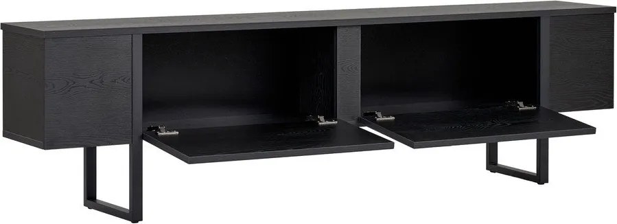 Černý TV stolek 180x50x30 cm Onera – Kalune Design