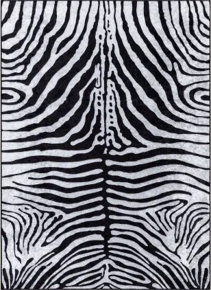 MIRO 51331.803 mycí kobereček Zebra protiskluz - černý / bílá