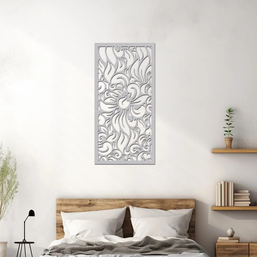 dřevo života Dřevěný dekorační panel Anthurion Zvolte rozměr (cm): 20x40, Zvolte barvu dekoru: Javor