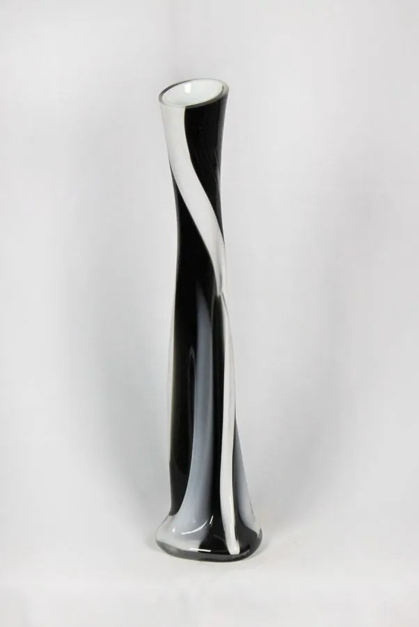 Váza designová - černobílá 50 - 70 cm