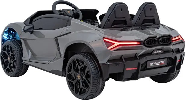 Elektrické autíčko Lamborghini Revuelto XL šedé