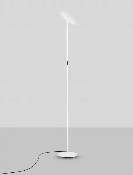 LED stmívatelná bílá stojací lampa Sinkro