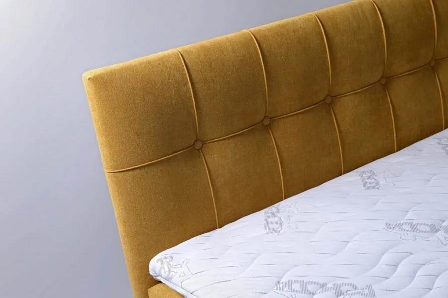 Pohoda Čalouněná postel TORINO s úložným prostorem | Látka: Voss 28,Šířka matrace: 180 cm