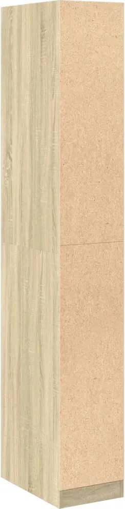 Šatní skříň dub sonoma 30 x 50 x 200 cm kompozitní dřevo 3307686