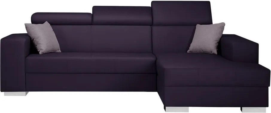 Švestkově fialová sedačka Interieur De Famille Paris Tresor, pravý roh