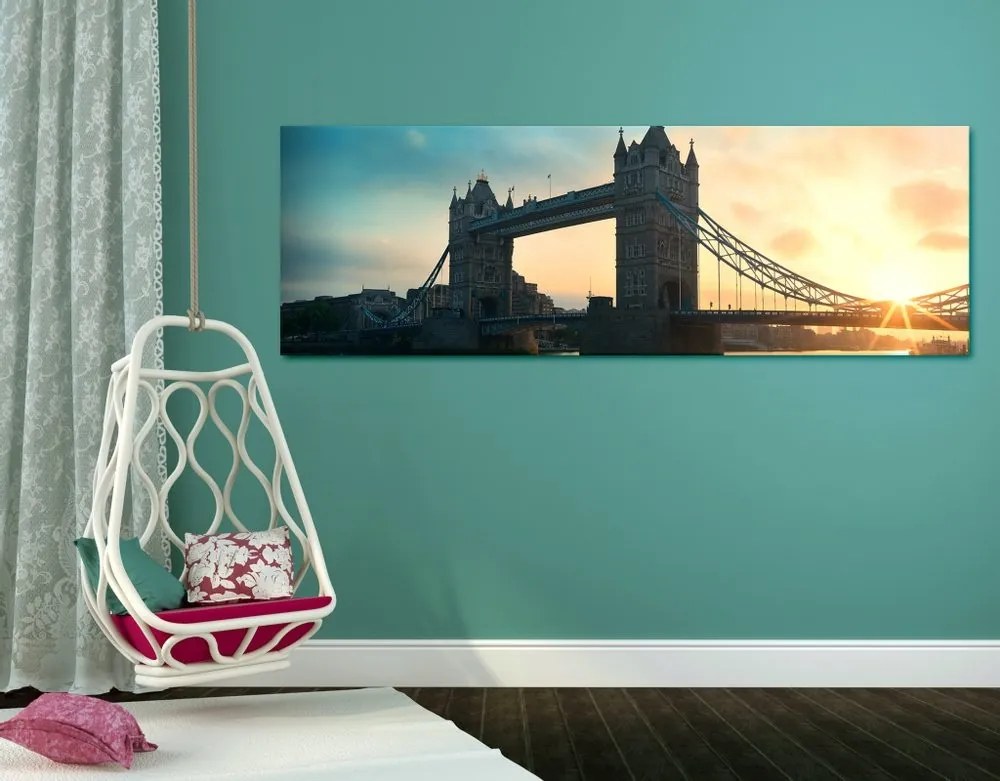 Obraz Tower Bridge v Londýně - 120x40 cm