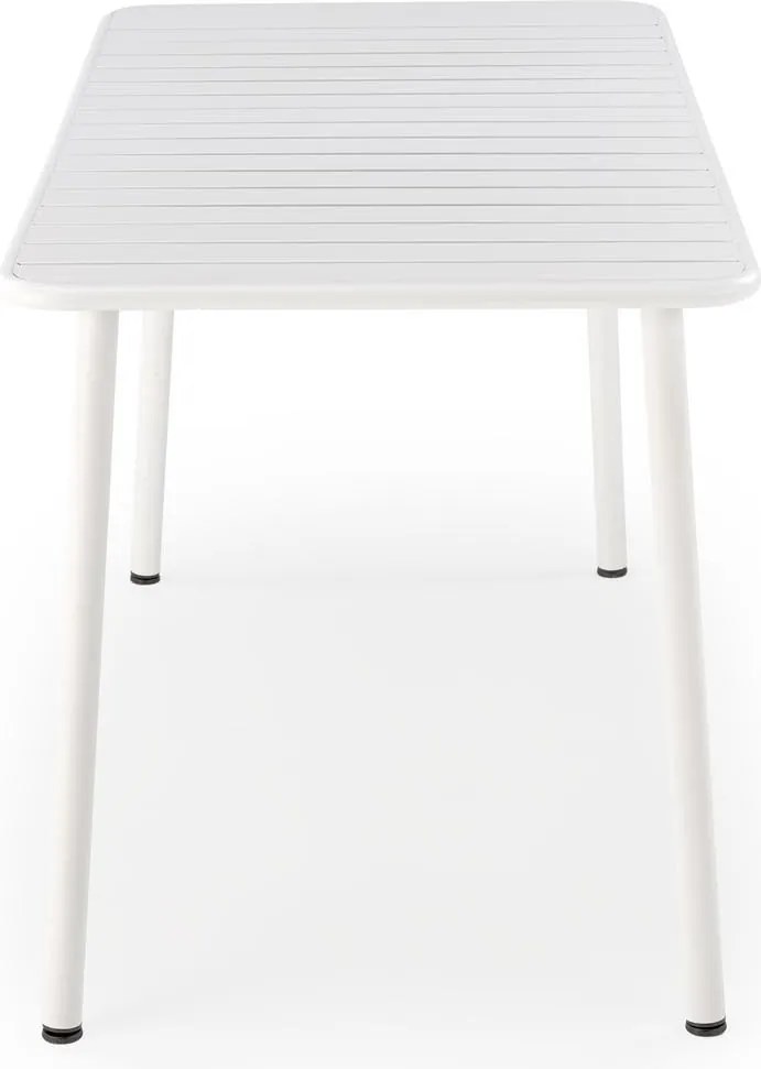 Kovový zahradní stůl Bosco 140 cm bílý