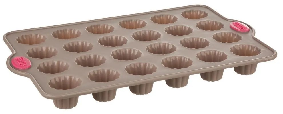 Silikonová forma na muffiny, forma na pečení cukroví, mini muffiny, forma na mini bábovek, 24 ks